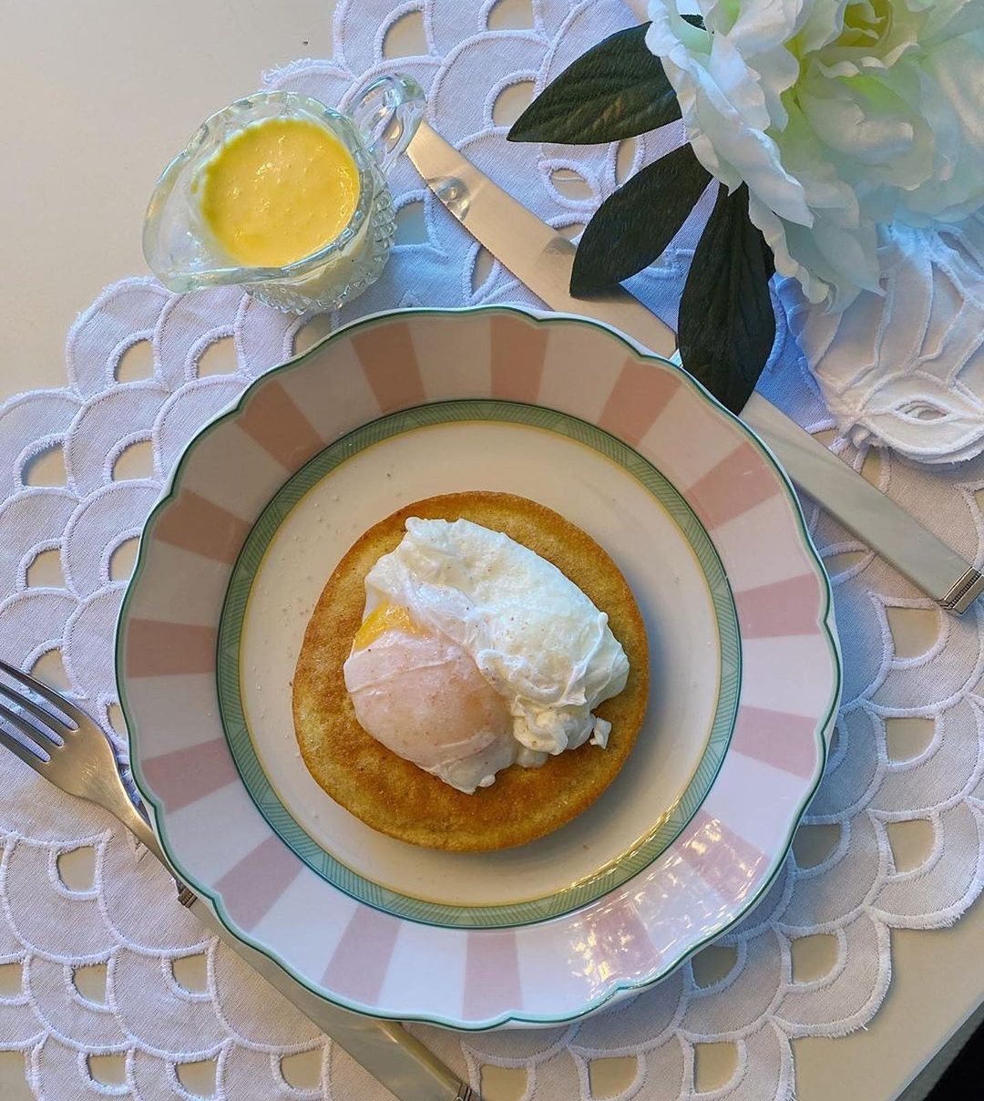 Ovos Benedict - feito com Zaya Flour